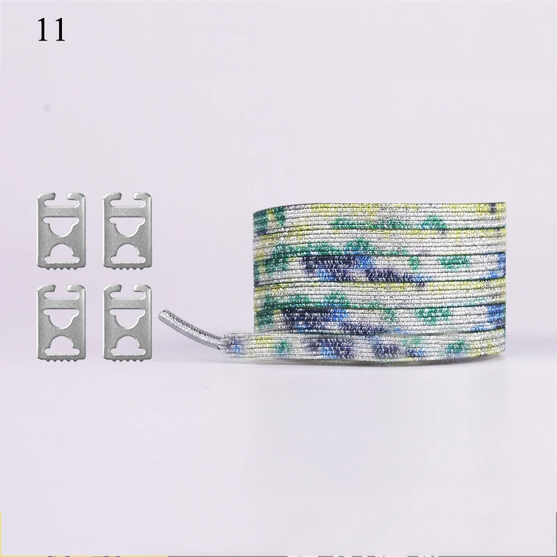 Creative Casual Elastic Magnetic Shoelaces Buckle Lazy Shoelaces Gold ...