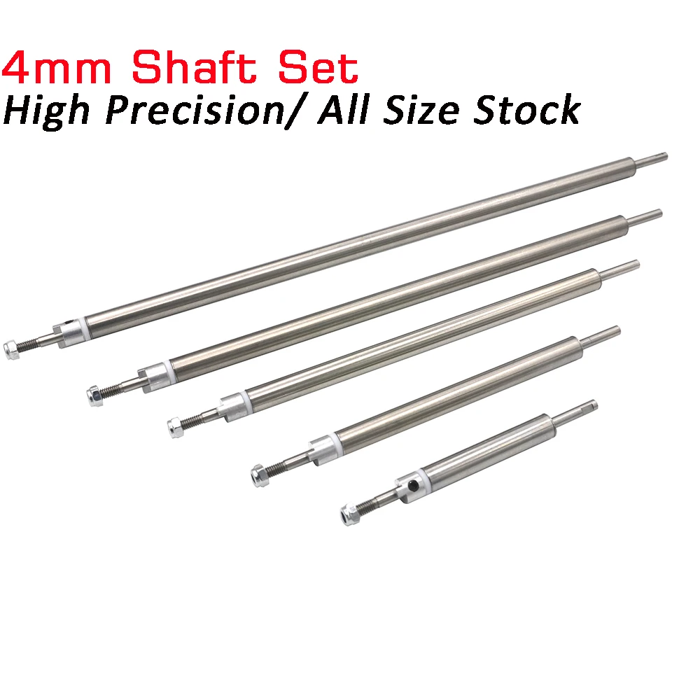 1 Piece High Precision 4mm Stainless Steel Marine Boat Prop Shafts ...