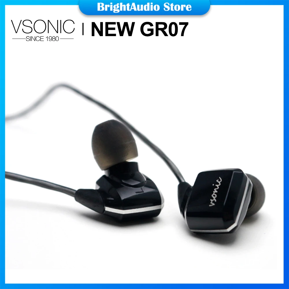 Vsonic New Gr07 Gr07i Low Impedance In-ear Earphone Iem Composite ...