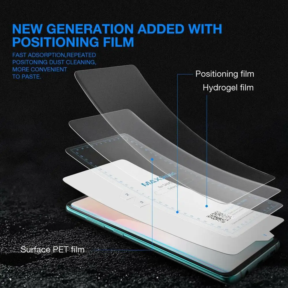 MAXSHIELD 2 шт GALAXY S10 S10+ S9 Plus S10 5G Передняя пленка Note 10 ...