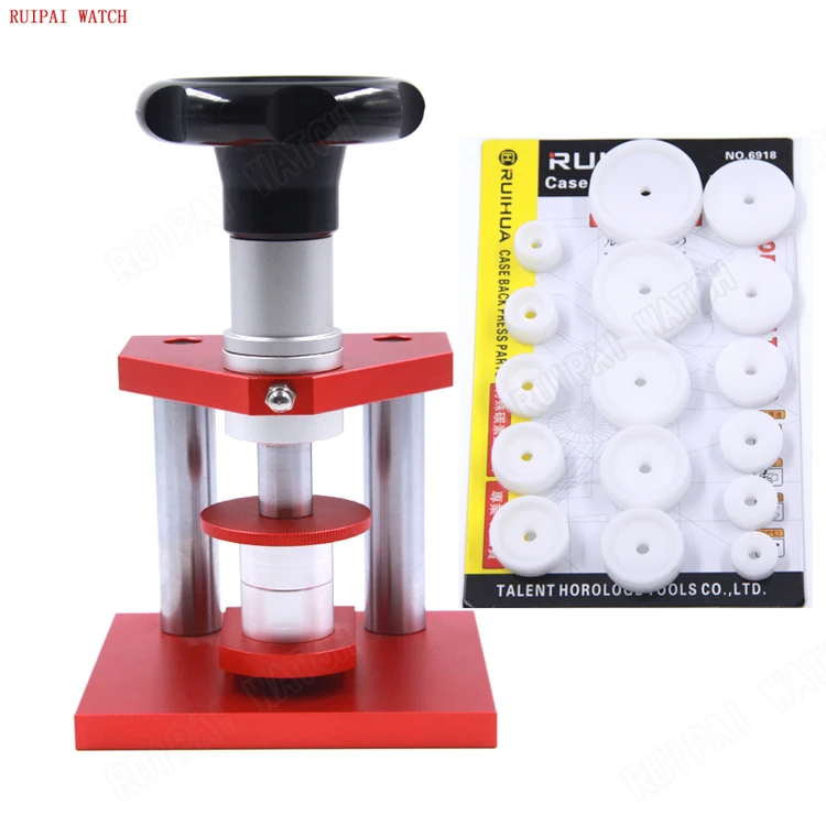 OEM Bench crystal bezel press watch case back closing tool with Nylon ...