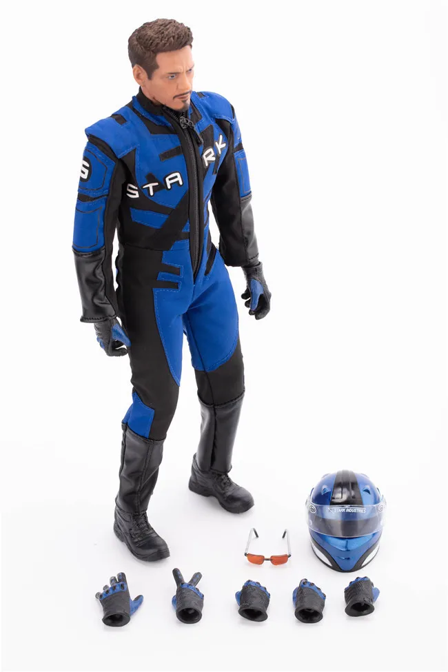 HC Toys Marvel Avengers Tony Stark Ironman with Racing Car Frabic Cloth ...