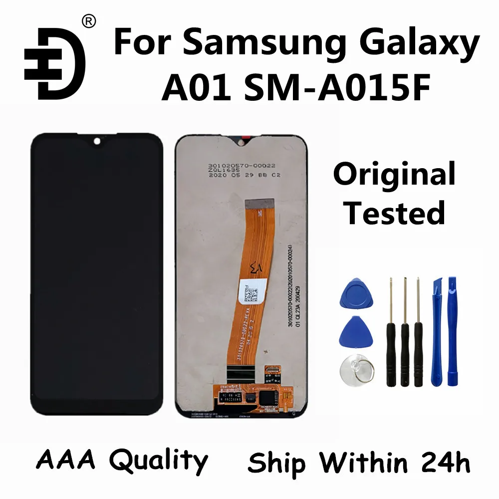 Tela lcd original para samsung galaxy, digitalizador de SM A015F para ...