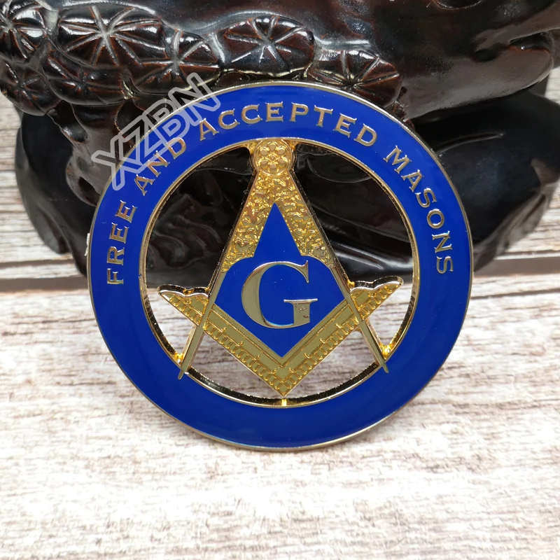 Masonic Auto Car Badge Emblems Mason Freemason Bcm35 Free And Accepted ...