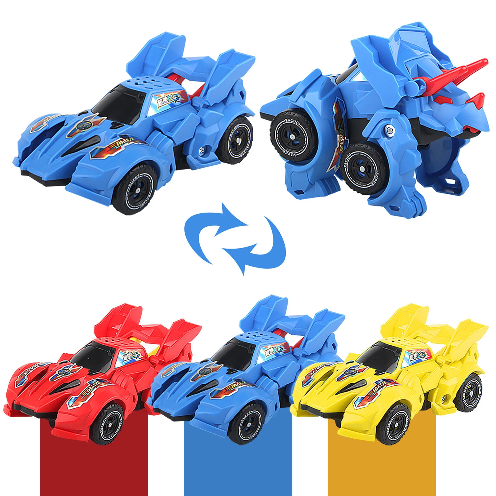 Dino Transformers Car