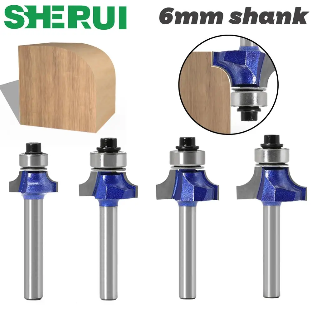 6mm-shank-Corner-Round-Professional-level-Over-Router-Bit-with-Bearing ...
