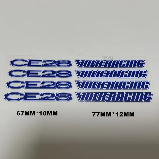 Wholesale car styling rim sticker RAYS VOLK TE37 CE28 RACING WORK ADVAN ...