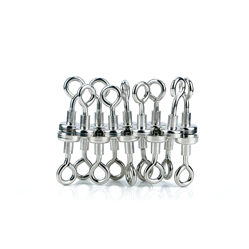 Aimants-magnets,Crochet magnétique surpuissant rond en néodyme, aimant ...