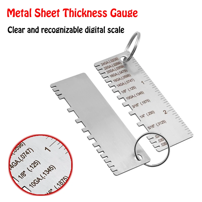 Sheet Metal Measuring Tools Sheet Metal Tools 3 Pack Stainless Steel