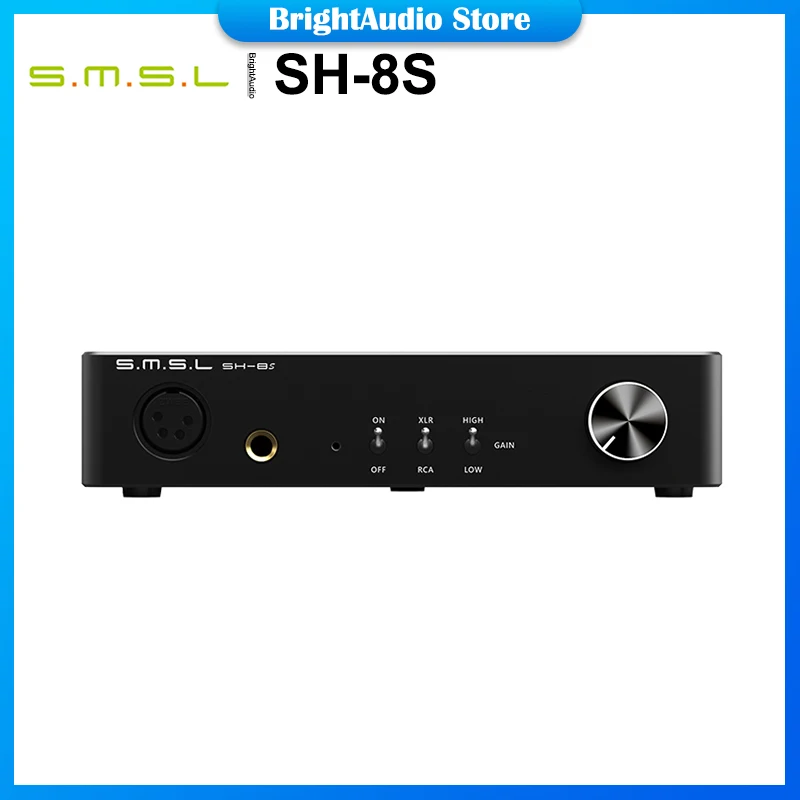 SMSL-SH-8S-Hi-Res-HIFI-Headphone-Amplifier-6-35mm-RCA-XLR-Balanced ...