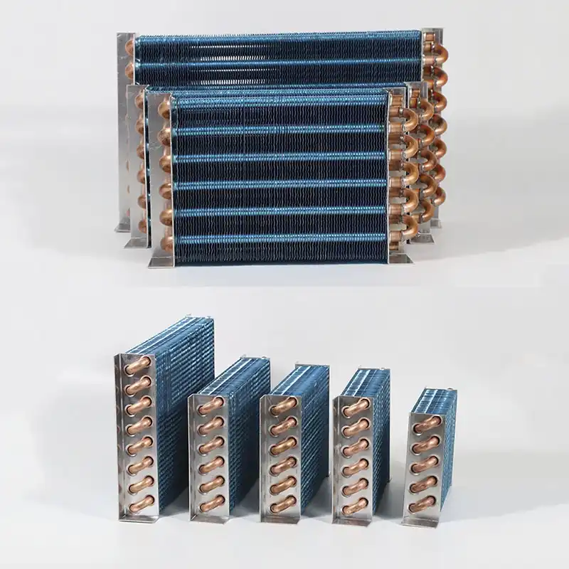 Small condenser without shell radiator heat exchange refrigerator heat ...