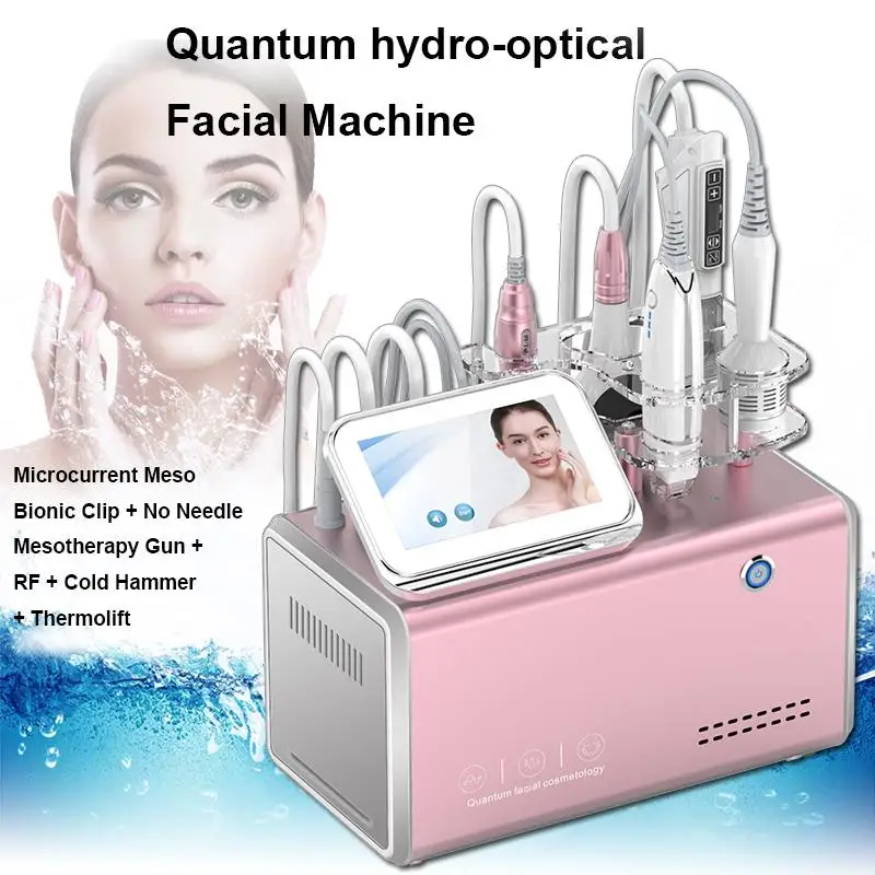 5 In 1 Multifunction Quantum Hydro-optical Facial Beauty Apparatus Face ...
