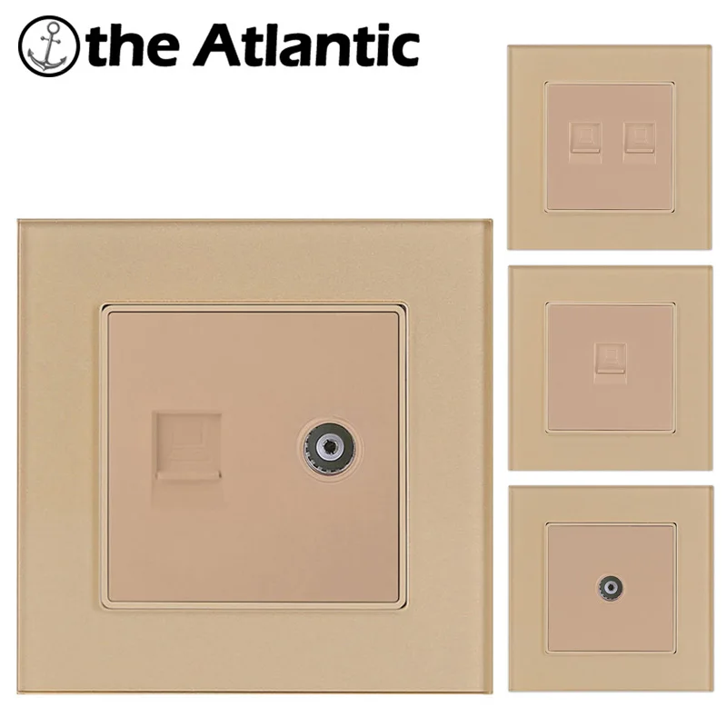 Atlectric-Rj45-TV-Port-Socket-Dual-Rj45-Data-Outlet-TV-Port-Wall-Socket ...