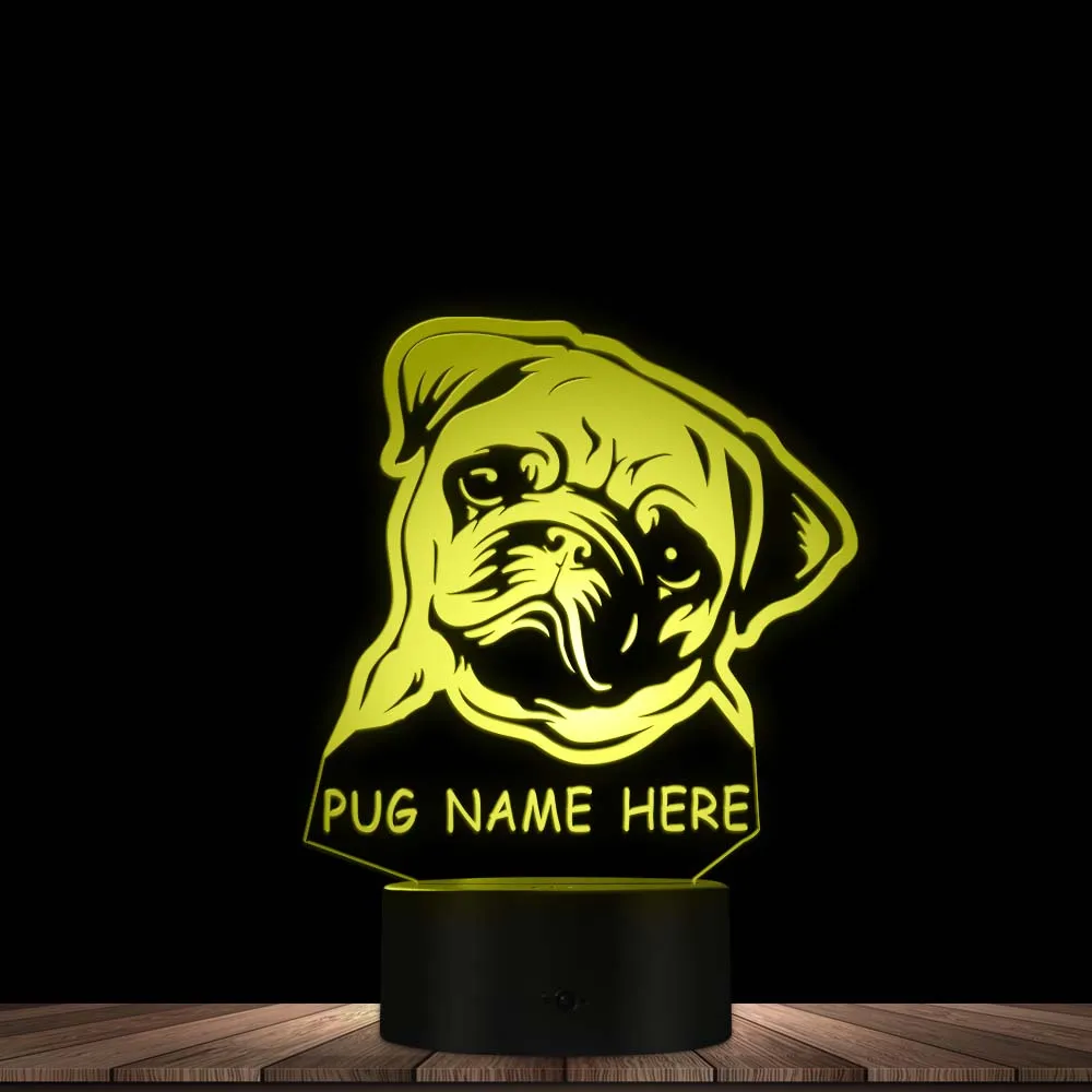 Pug Lamp