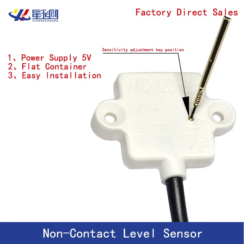 Water Level Detector Capacitor Liquid Level Sensor Switch Induction Non ...