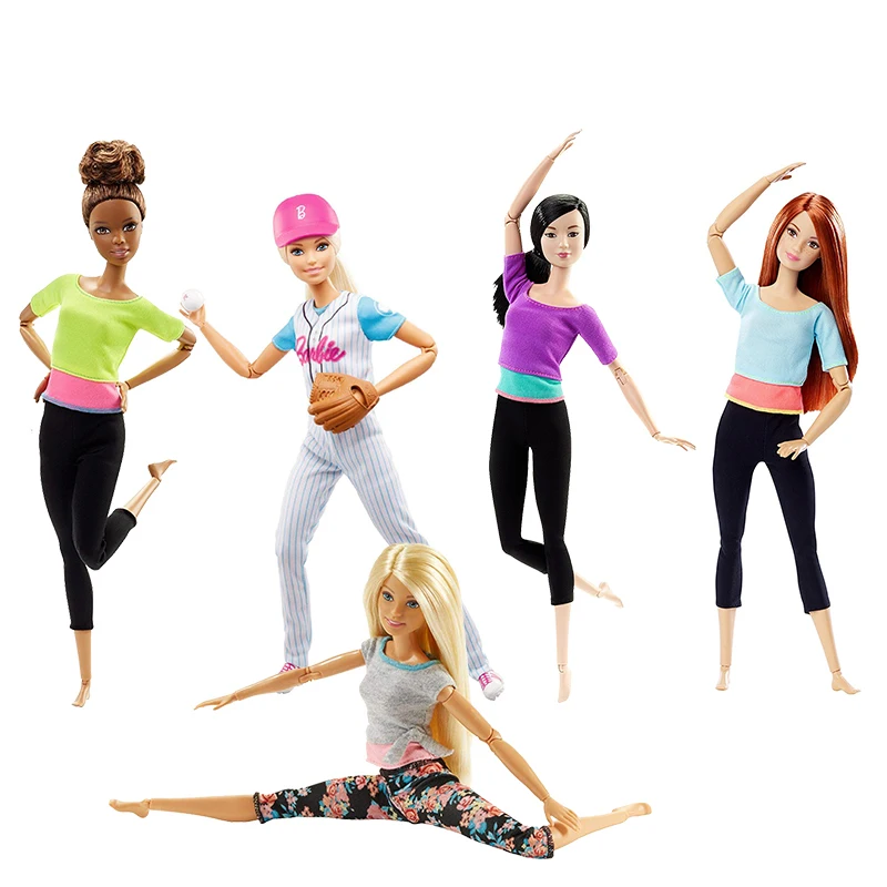 Original Barbie Dolls Made To Move 22 Joints Articulated Athelete ...