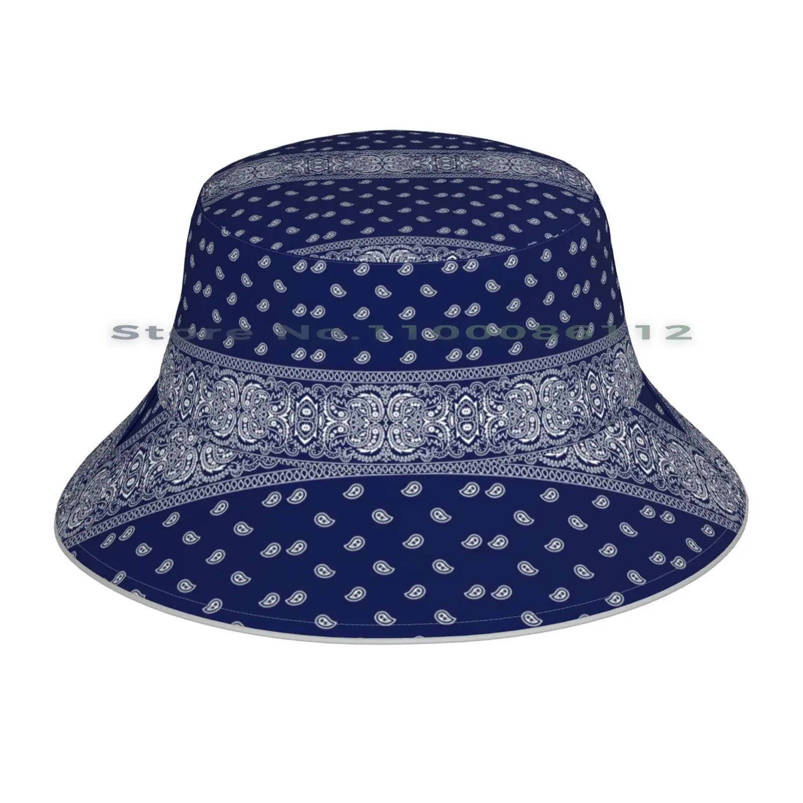 Blue Bandana Print