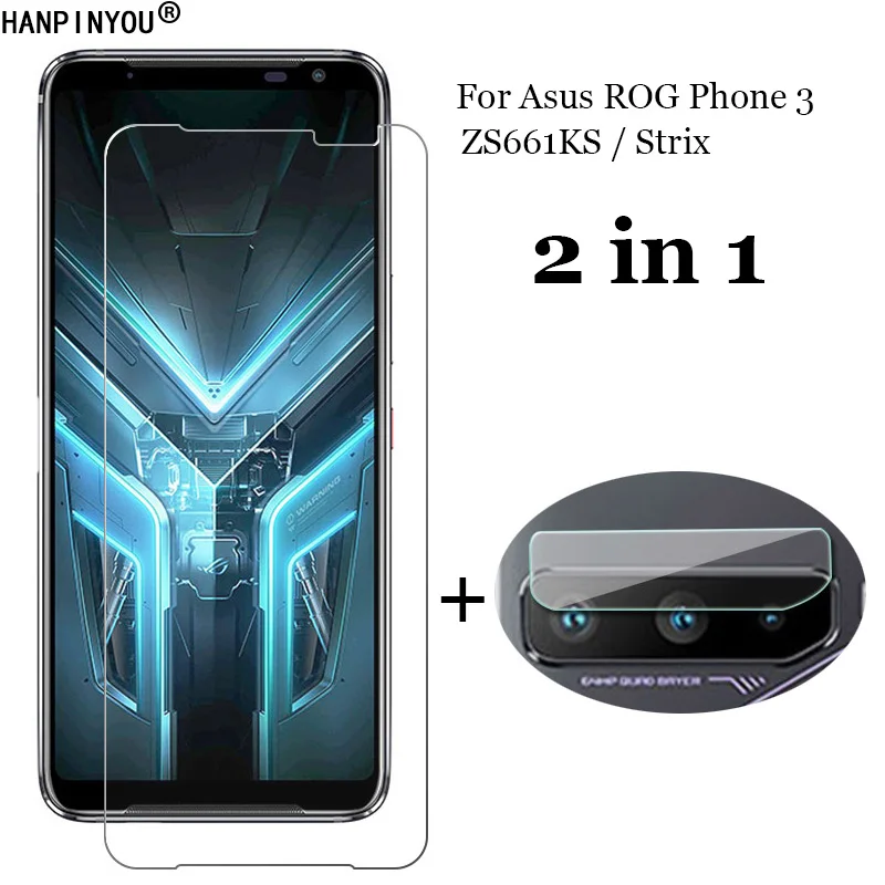 2-in-1-Tempered-Glass-For-Asus-ROG-Phone-3-ZS661KS-Strix-Camera-Lens ...