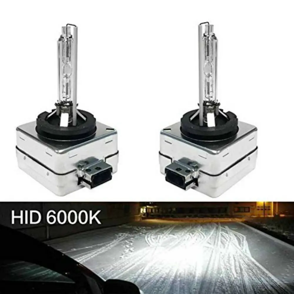 2x 12V 35W D1S D1C Xenon HID Lamp 3000K 4300K 6000K 8000K White Yellow Blue DS1 HID Replacement ...