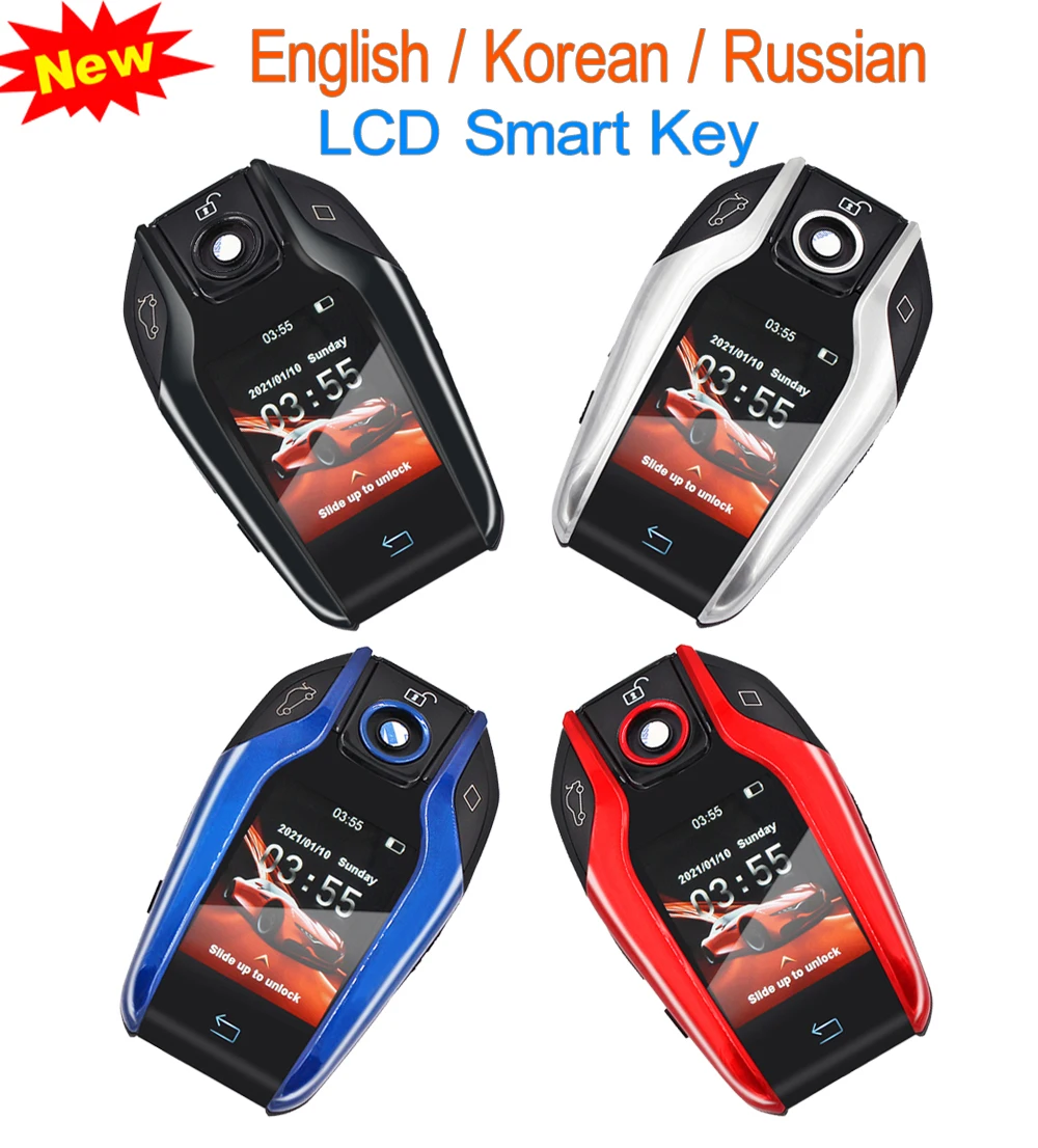 Multi-language Luxury Lcd Smart Keys Modified Universal Smart Remote ...