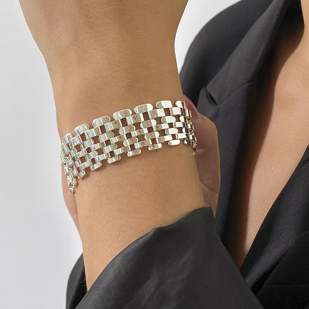 Ingemark Exaggerated Cuban Chunky Thick Chain Bracelet for Women High ...