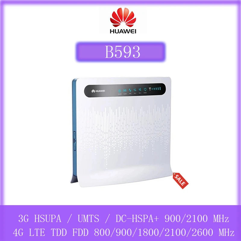 Huawei B593 B593s-931 3g 4g Lte Modem Router With Sim Card Slot Antenna ...