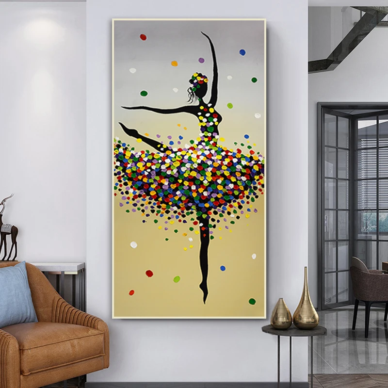 Abstract Dancer Painting