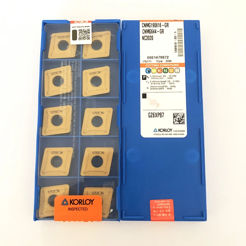 10PCS/LOT CNC TOOL CNMG190616GR NC3020 ORIGINAL CNMG190616 GR NC3020 ...