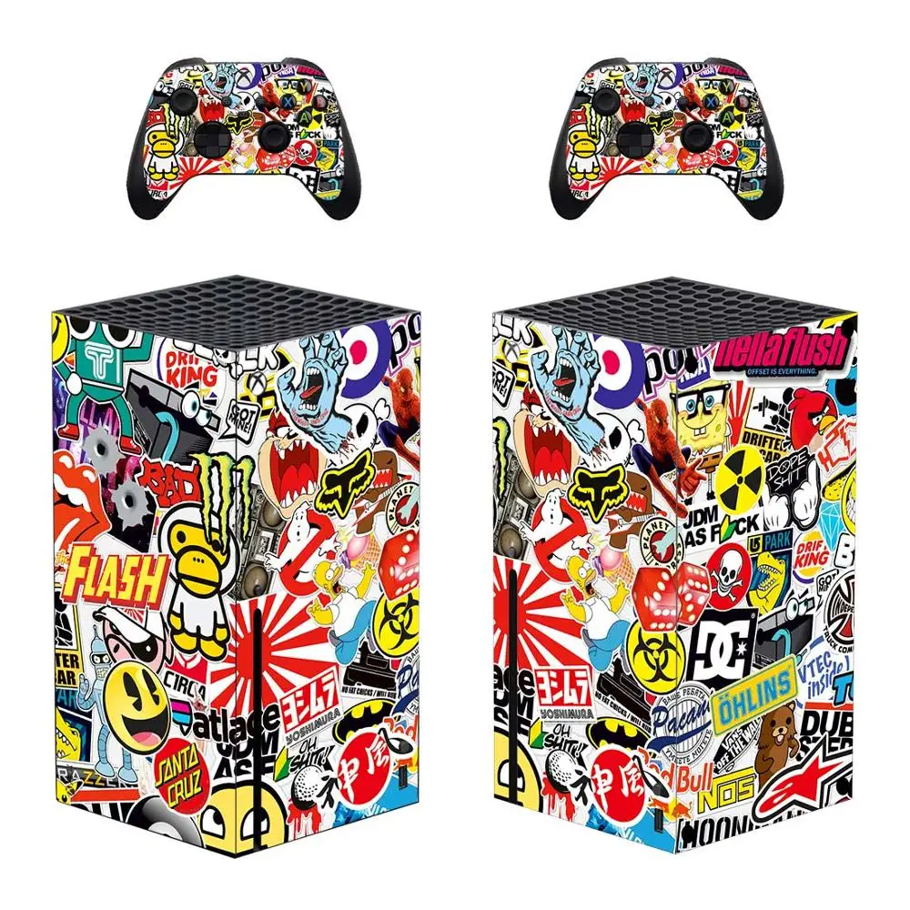 Graffiti Skin Sticker Cover para Xbox Series X Console and Controller ...