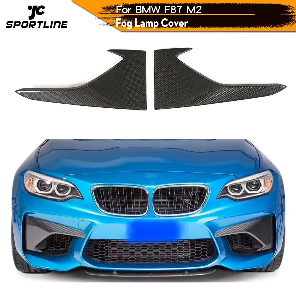 For Bmw F87 M2 2016 2017 2018 Car Front Bumper Upper Splitters Lip Fog ...