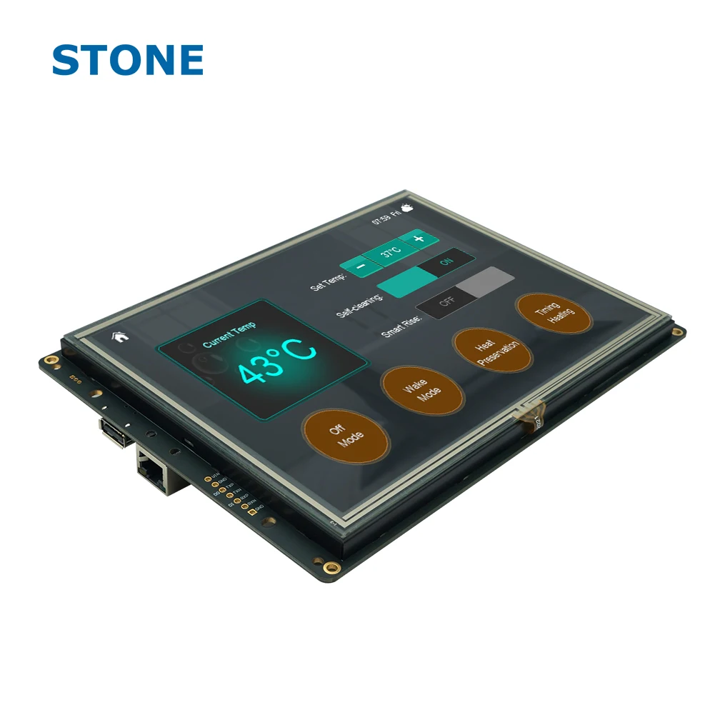 10.4 Inch HMI Smart TFT Serial LCD Display Module with Touch Controller Programm Support Any ...