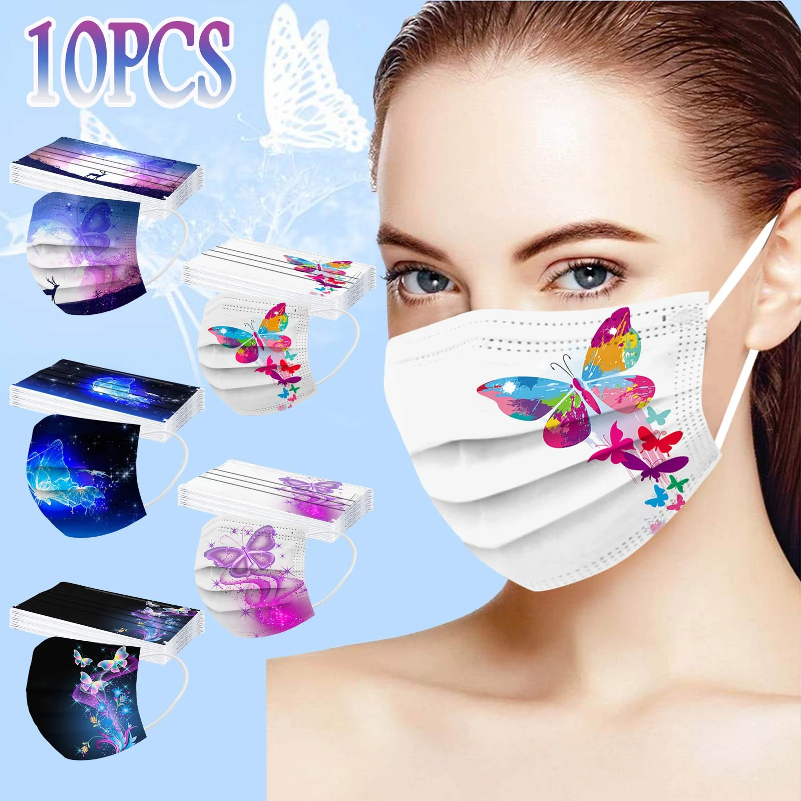 Disposable Mouth Mask Women | Butterfly Disposable Mask | Masks ...