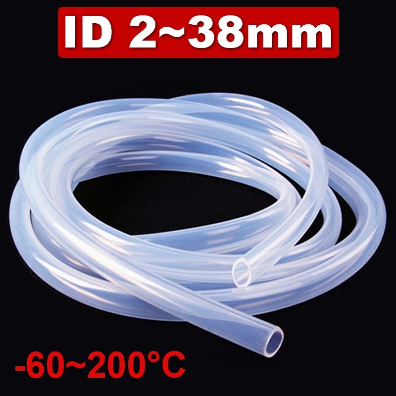 Silicone Tube Hose Transparent Food Grade Tasteless High Temperature ...