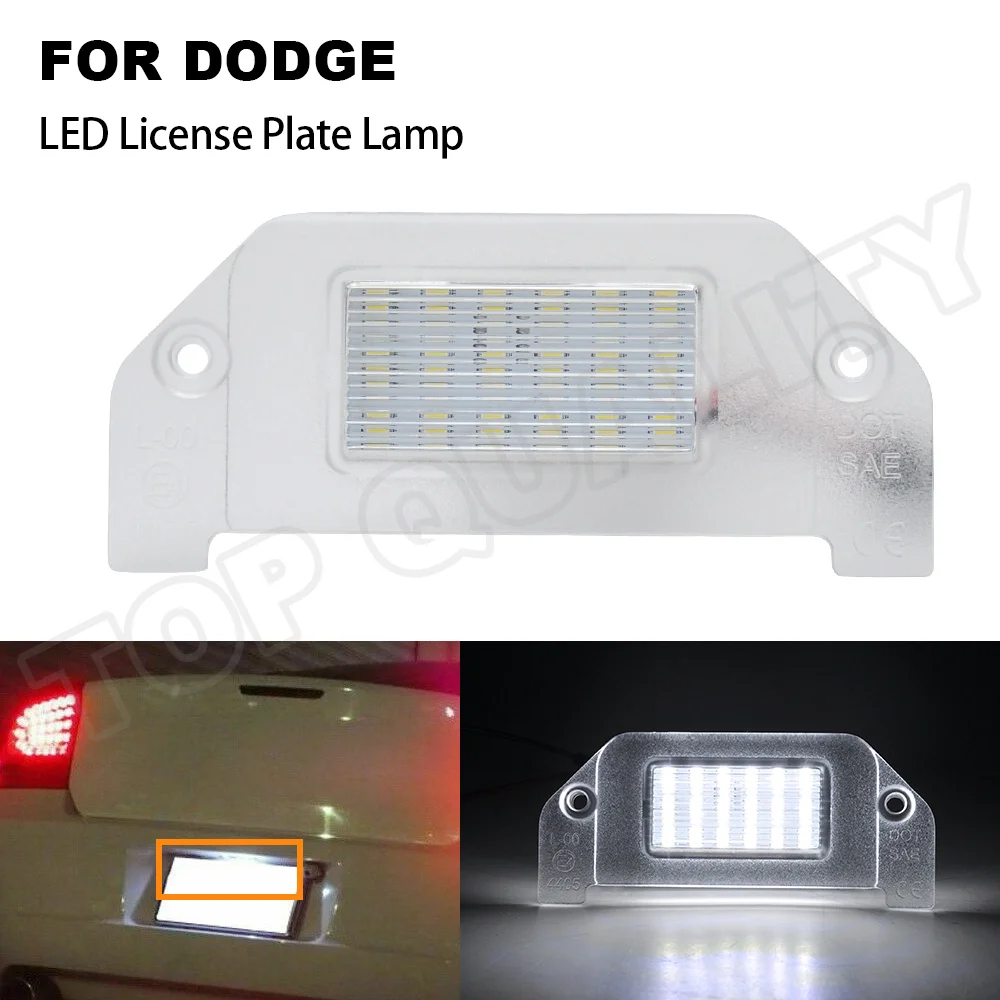 Lámparas de luz de placa de matrícula LED sin Error para Dodge Dart 13 ...