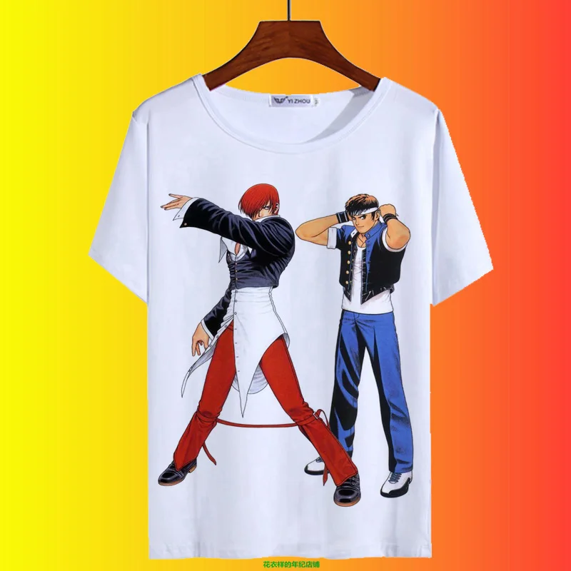 The King Of Fighters Cosplay T Shirt KOF Kyo Kusanagi Iori