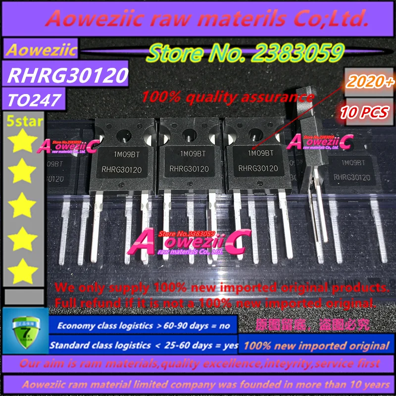 Aoweziic 2020+ 100% New Imported Original Rhrg30120 30120 To-247 Diode ...