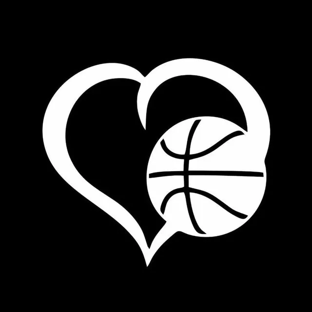 Basketball Heart Clipart