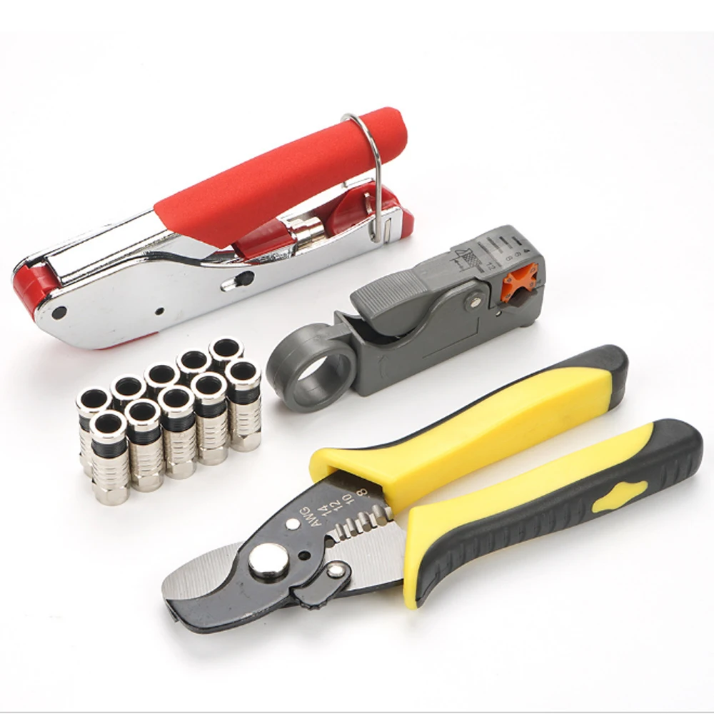 Rg6 Cable Crimping Tool