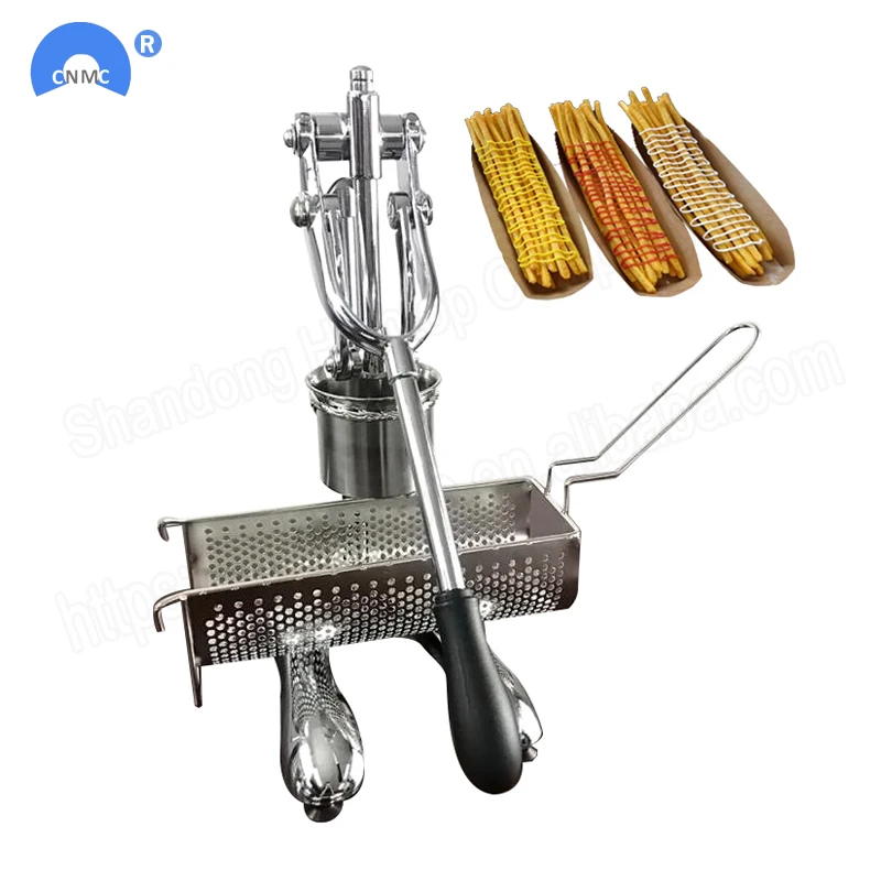Long-Potato-Strip-Extruder-Mashed-Potatoes-French-Fries-Maker-Machine ...