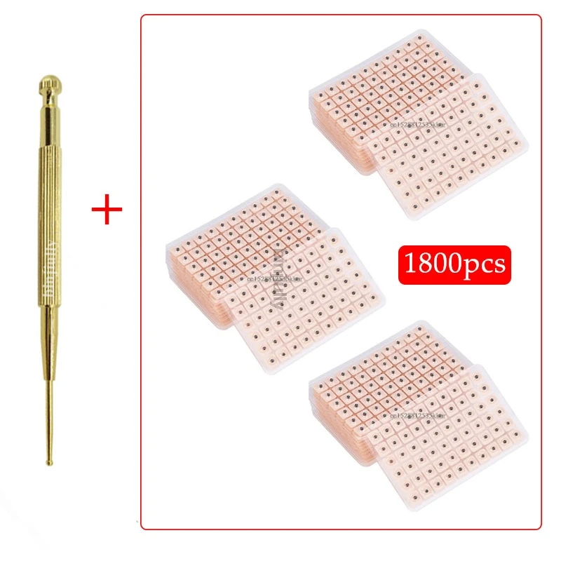 Portable-Ear-Press-Point-Pen-Massager-Probe-1800Pcs-Auricular-Ear ...