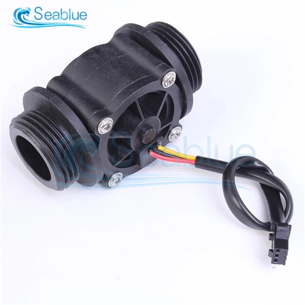 DC 5V-24V 1-60L/Min DN25 Water Level Flow Sensor Switch Liquid Flow ...