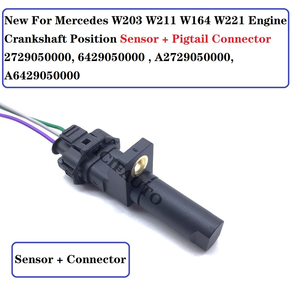 for-Mercedes-W203-W211-W164-W221-Crankshaft-Position-Sensor-or ...