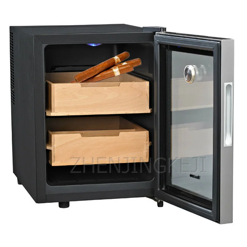 220V-50Hz-Cigar-Cabinet-Humidor-Led-Light-Humidor-Cabinet-Cedar-Wood ...