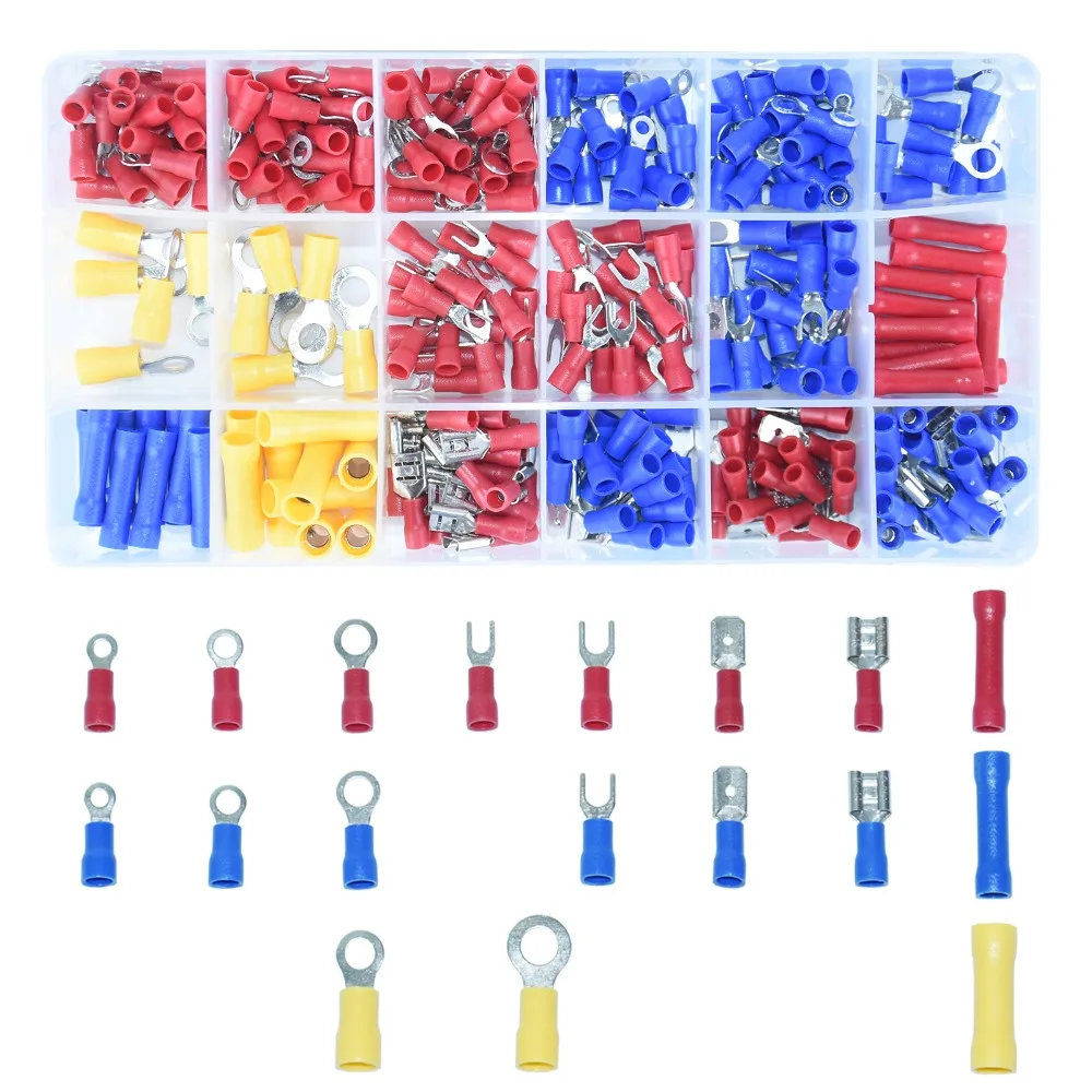 COSSE ELECTRIQUE,300PCS--Connecteurs électriques assortis, Kit de ...
