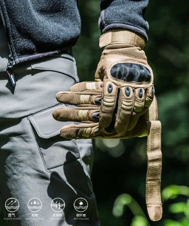 Tactical-gloves-men-s-all-finger-stab-fighting-self-defense-combat-Half ...