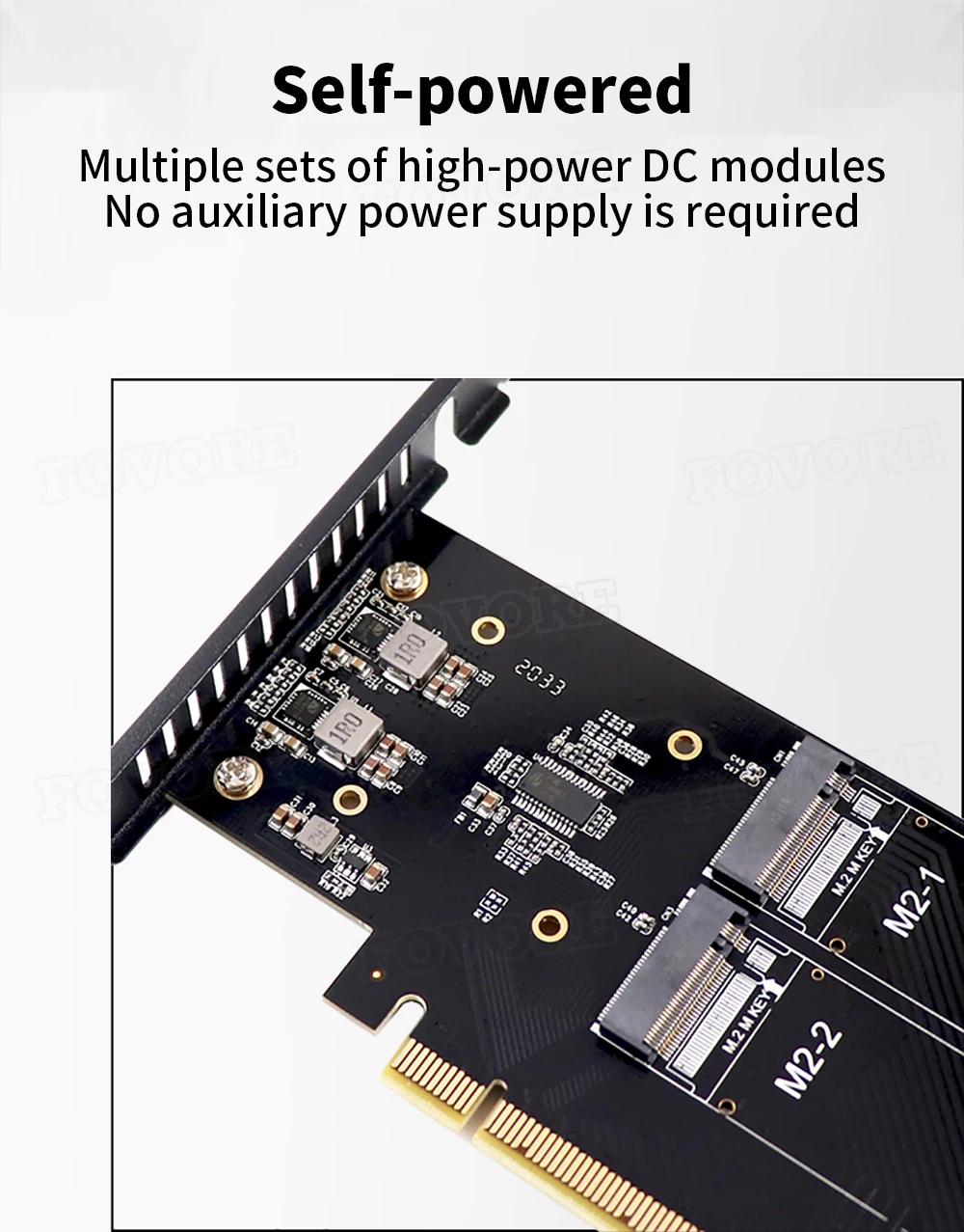 Adaptateur M2 NVME à 4 Ports M.2 NVMe vers PCIe 3.0x16 Riser, PCI ...