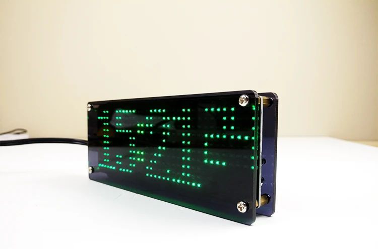 SMD-LED-dot-matrix-digital-clock-production-kit-Electronic-clock-kit ...