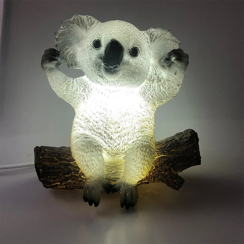 Hotel home decoration cute animal table lamps modern creative desk ...