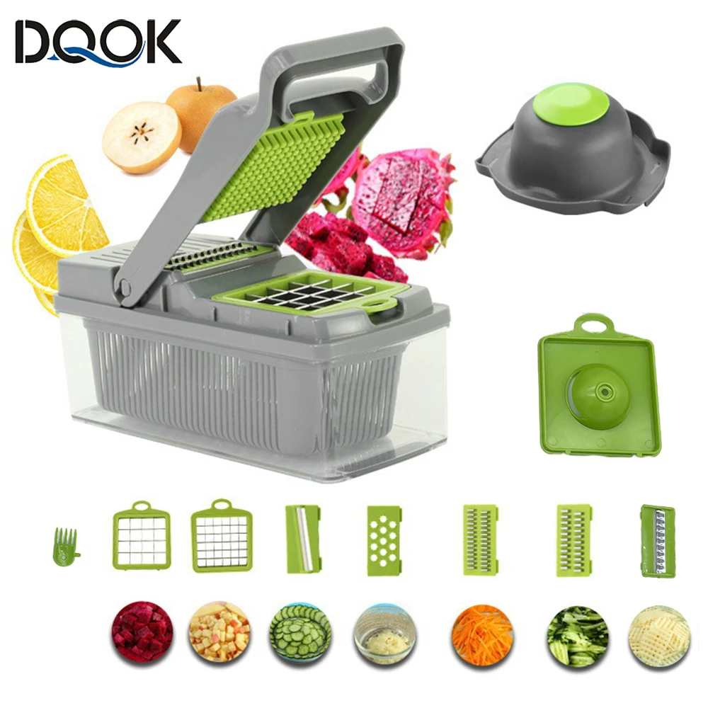 Vegetable Cutter Multifunctional Slicer Fruit Potato Peeler Carrot ...