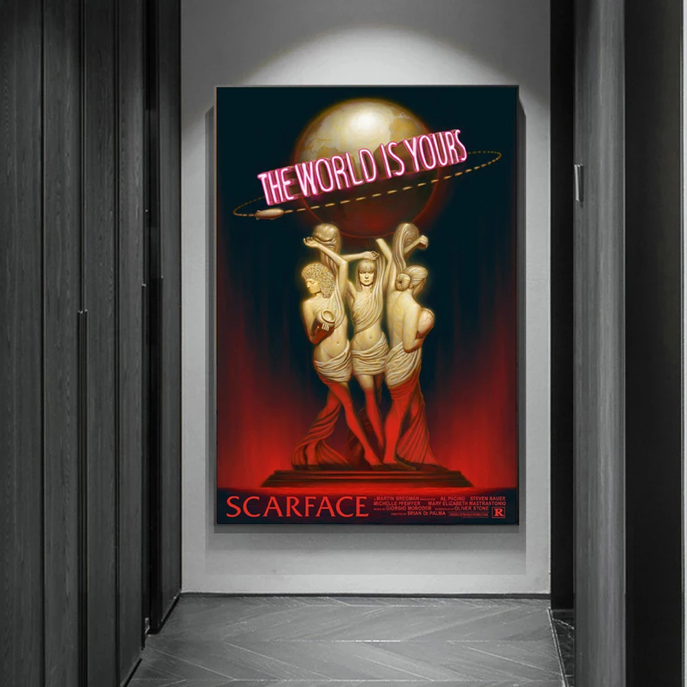 The World Is Yours Globe Scarface